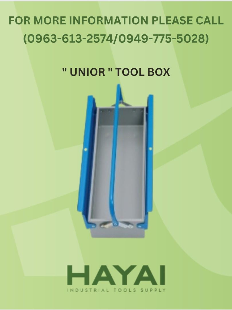 " UNIOR " TOOL BOX, Commercial & Industrial, Construction Tools ...