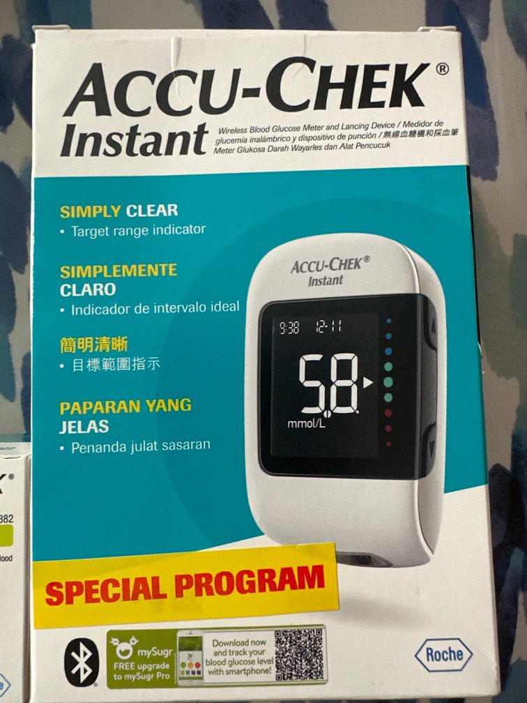 Accu-Chek Instant, Health & Nutrition, Health Monitors & Weighing ...