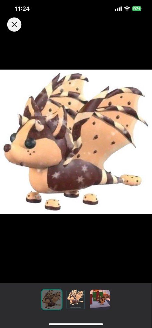Adopt me Roblox chocolate chip bat dragon, Video Gaming, Gaming ...