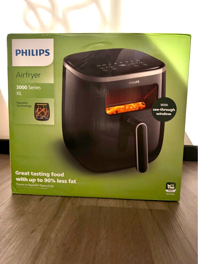 Philips Air Fryer 5.6Ltr model 3000 series XL HD 9257/80, TV & Home ...