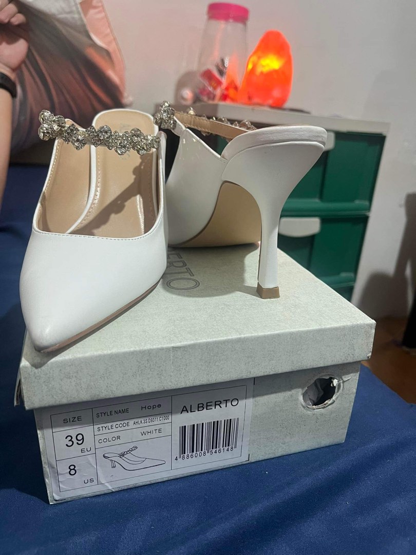 Alberto’s Wedding Heels/ bridal shoes, Women's Fashion, Footwear, Heels ...