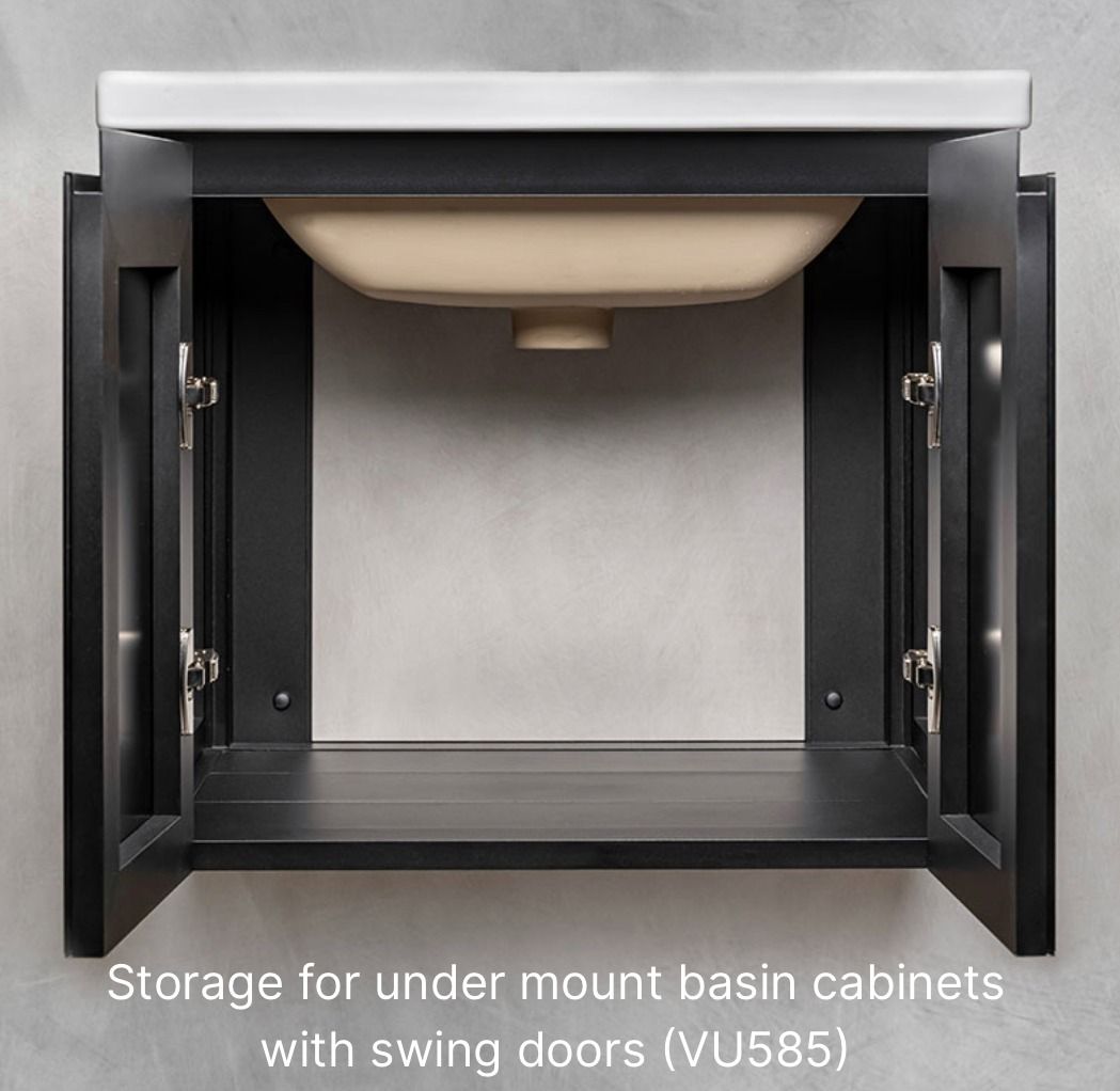 Aluminium Bathroom Vanity Cabinet with Swing Door With Basin (Wall ...