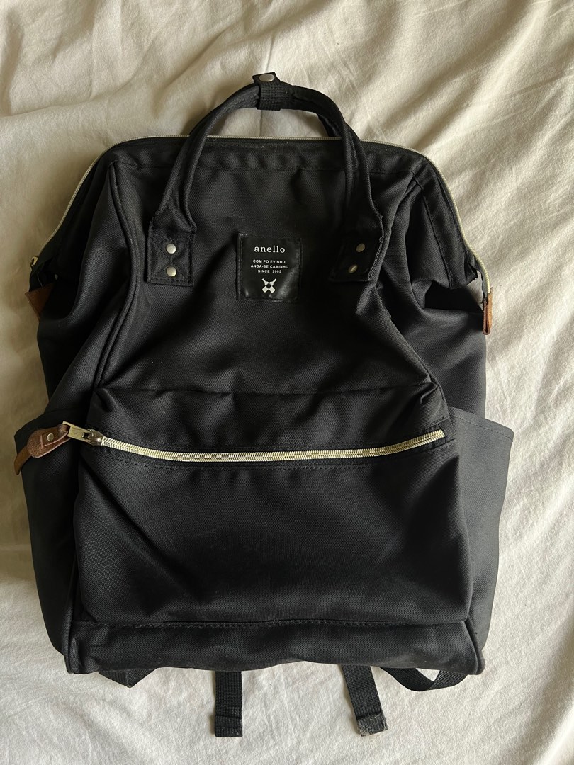 Anello Backpack - Black, Men's Fashion, Bags, Backpacks on Carousell