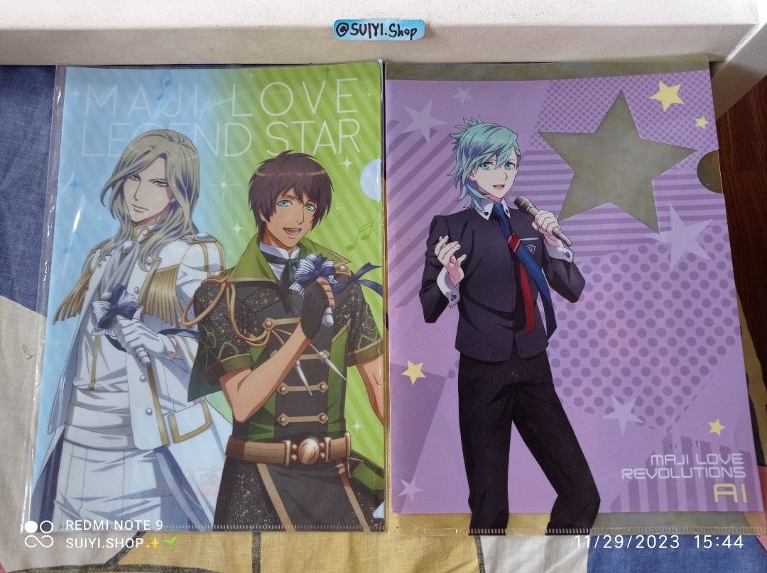 Anime clear file folder assorted set bundle UtaPri Enstars IDOLiSH7 ...