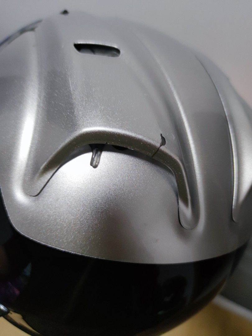Arai ram 3 BMW motorrad (Silver) XL, Motorcycles, Motorcycle Apparel on ...