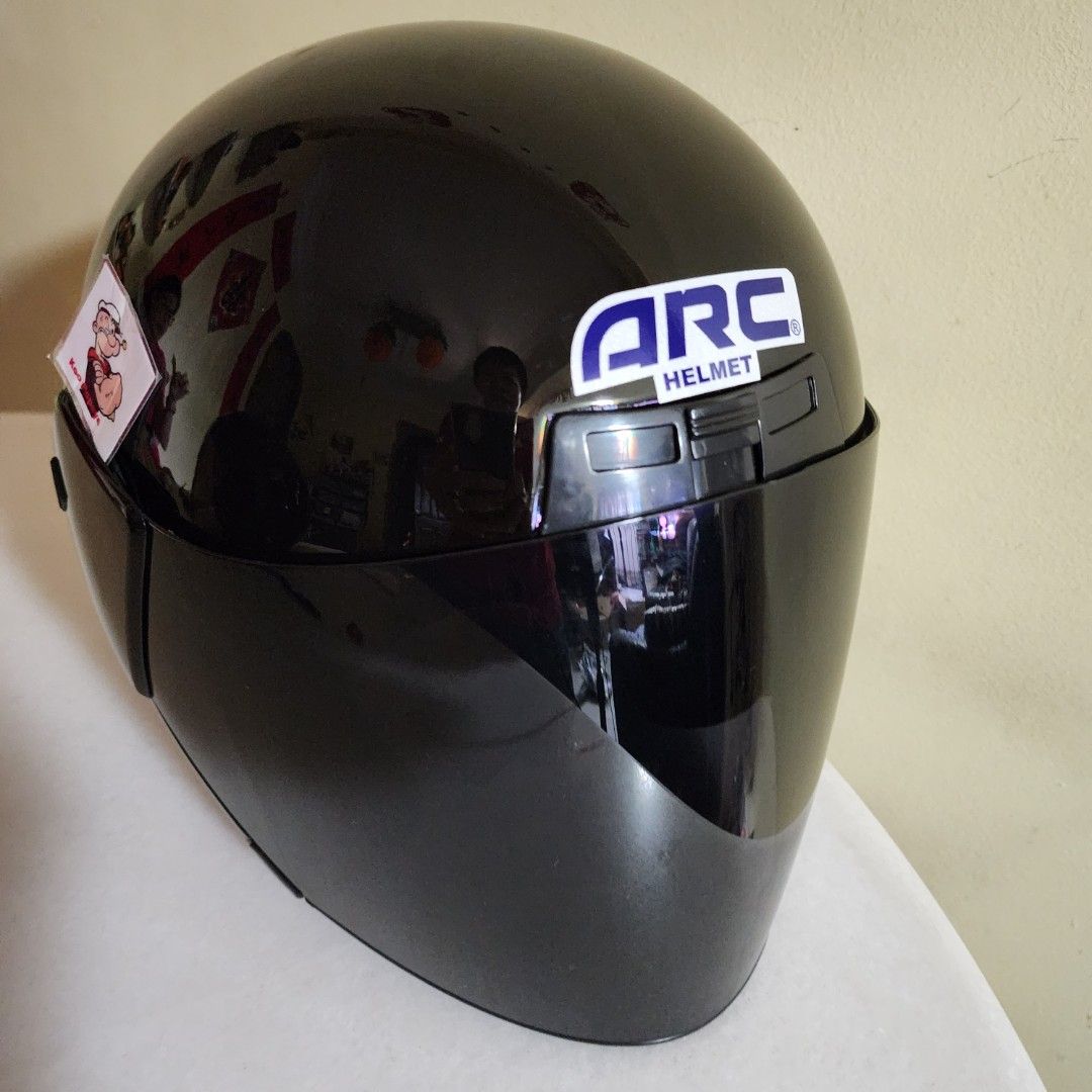 ARC ASTRO HELMET GLOSS BLACK COLOR, Motorcycles, Motorcycle Accessories ...