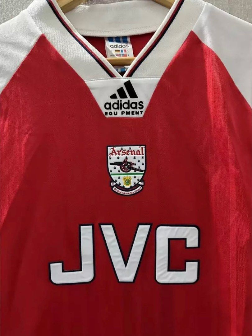 Arsenal 92/93 home jersey, Men's Fashion, Activewear on Carousell