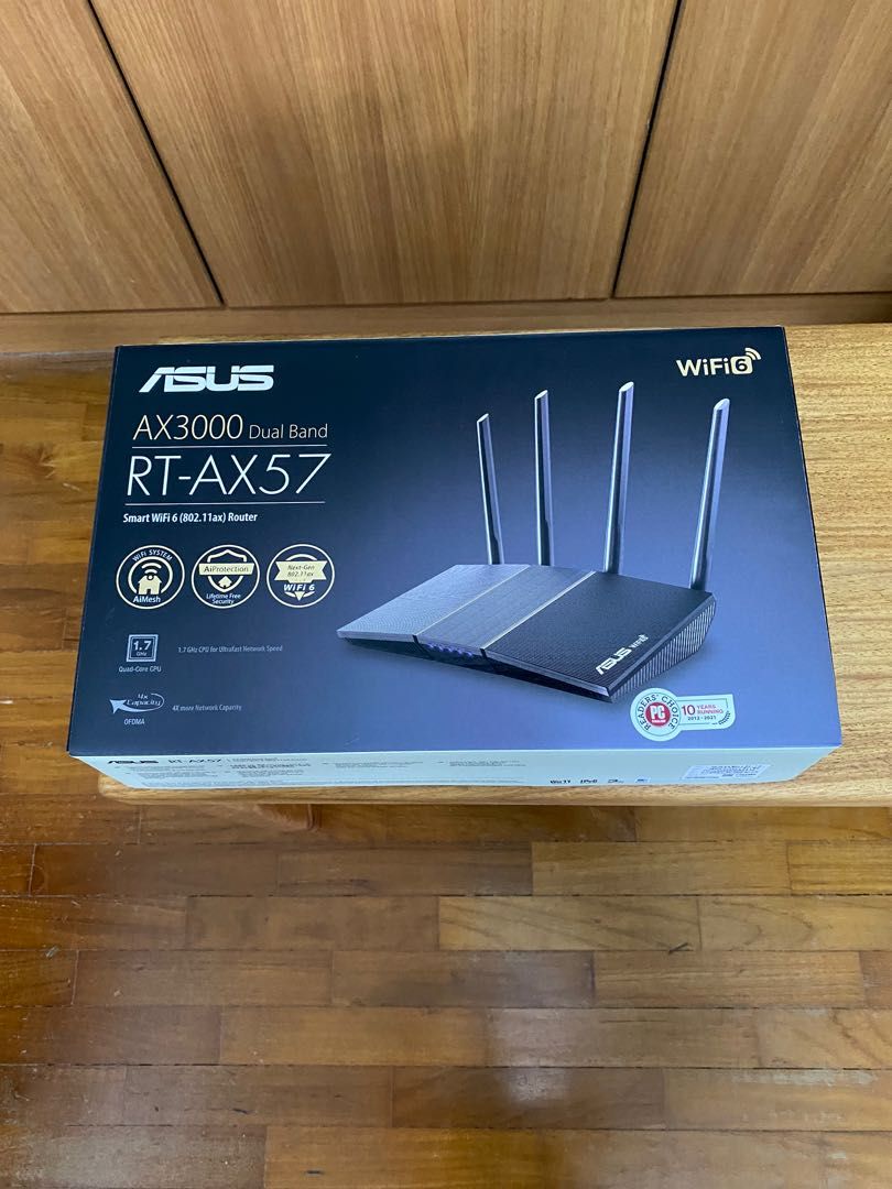 Asus RT-AX57 Wifi6 Router, Computers & Tech, Parts & Accessories ...