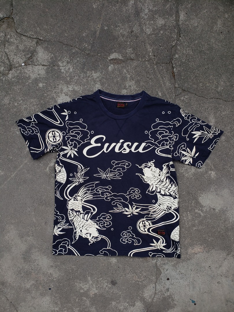 Authentic Evisu Osaka Japan shirt, Men's Fashion, Tops & Sets, Tshirts & Polo Shirts on Carousell