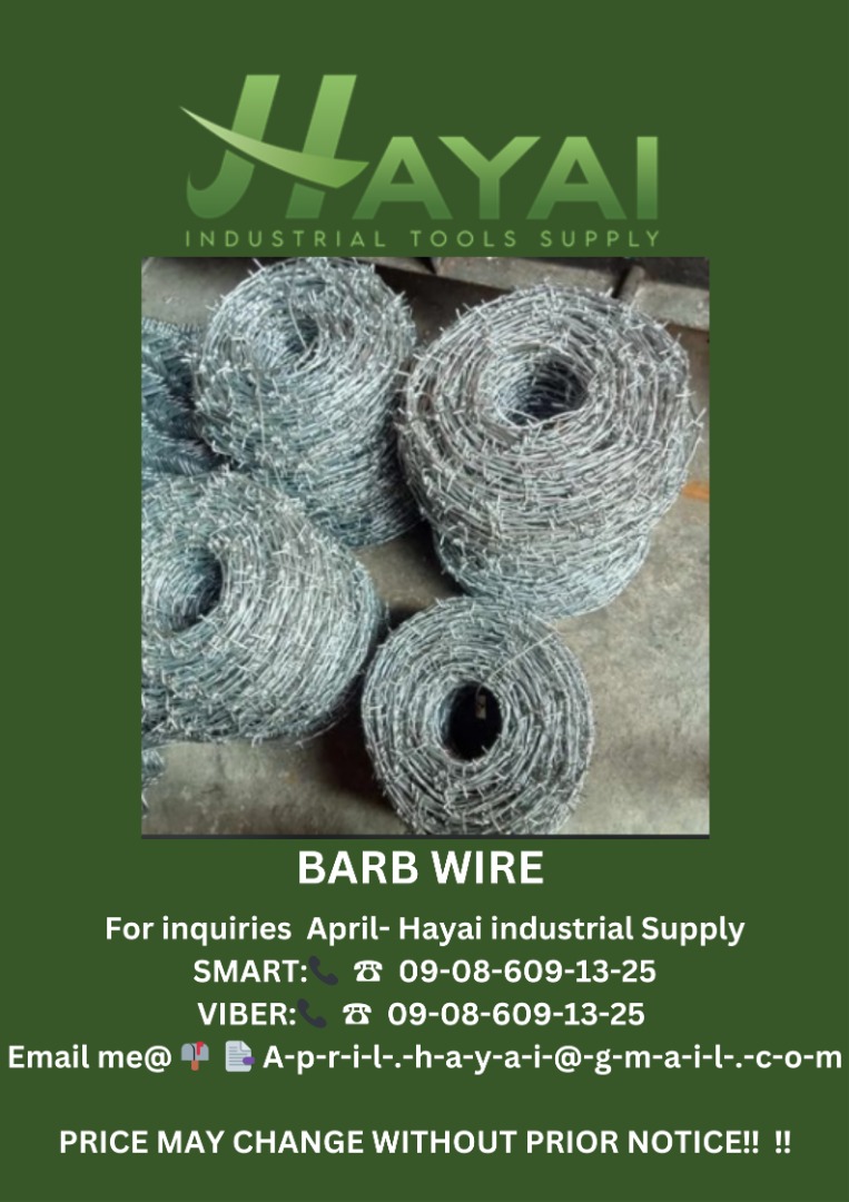 Barb wire, Commercial & Industrial, Construction Tools & Equipment on ...