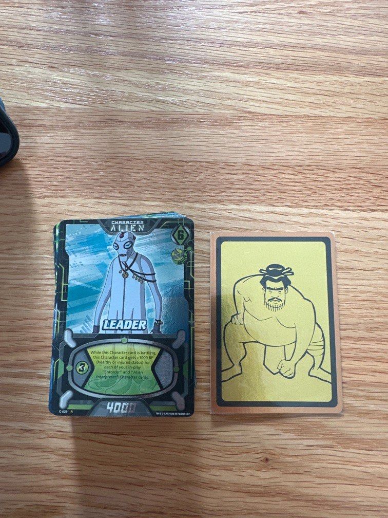Ben 10 collectable cards gold golden sumo, Hobbies & Toys, Memorabilia ...