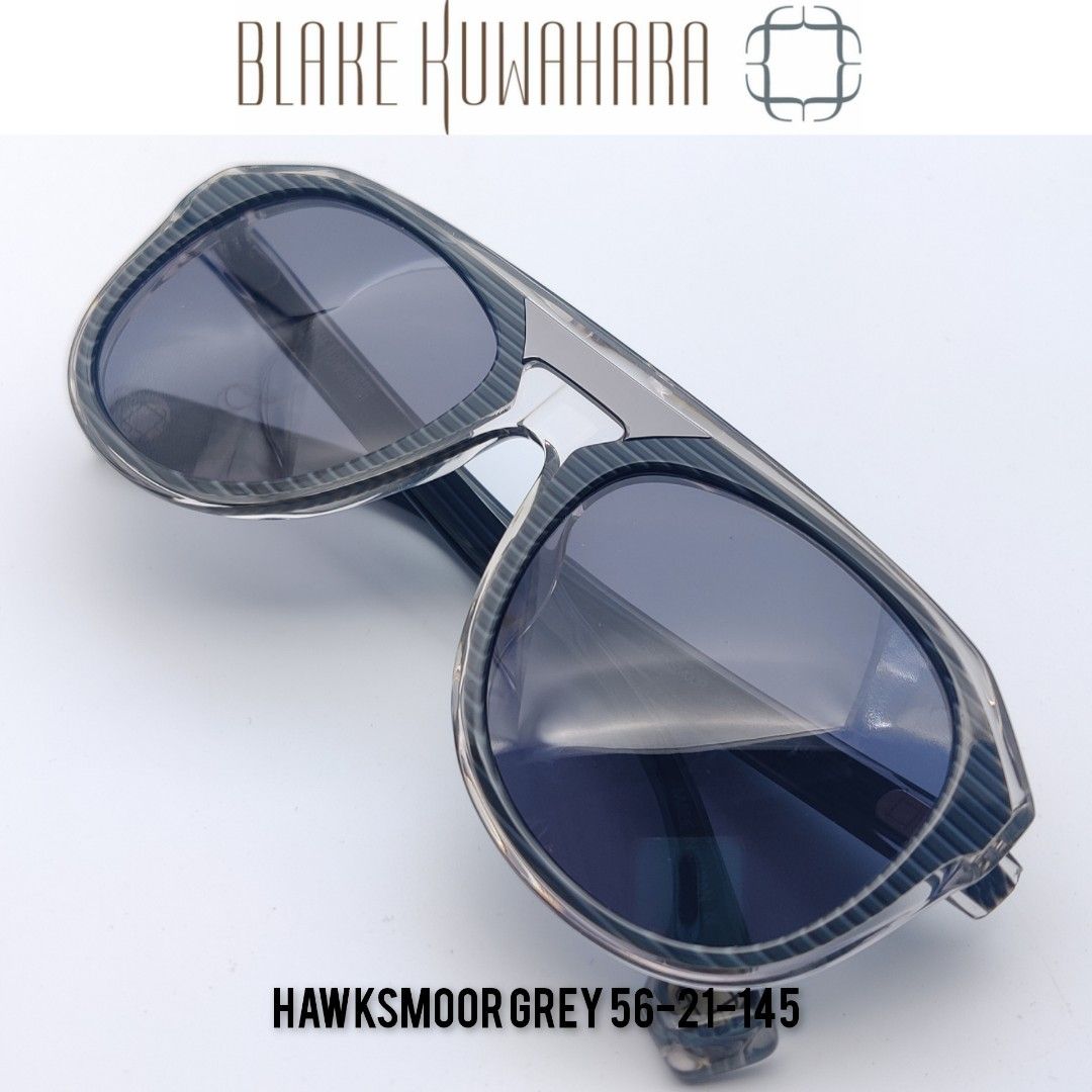 Blake kuwahara hawksmoor brown horn aviator sunglasses, Men's Fashion ...