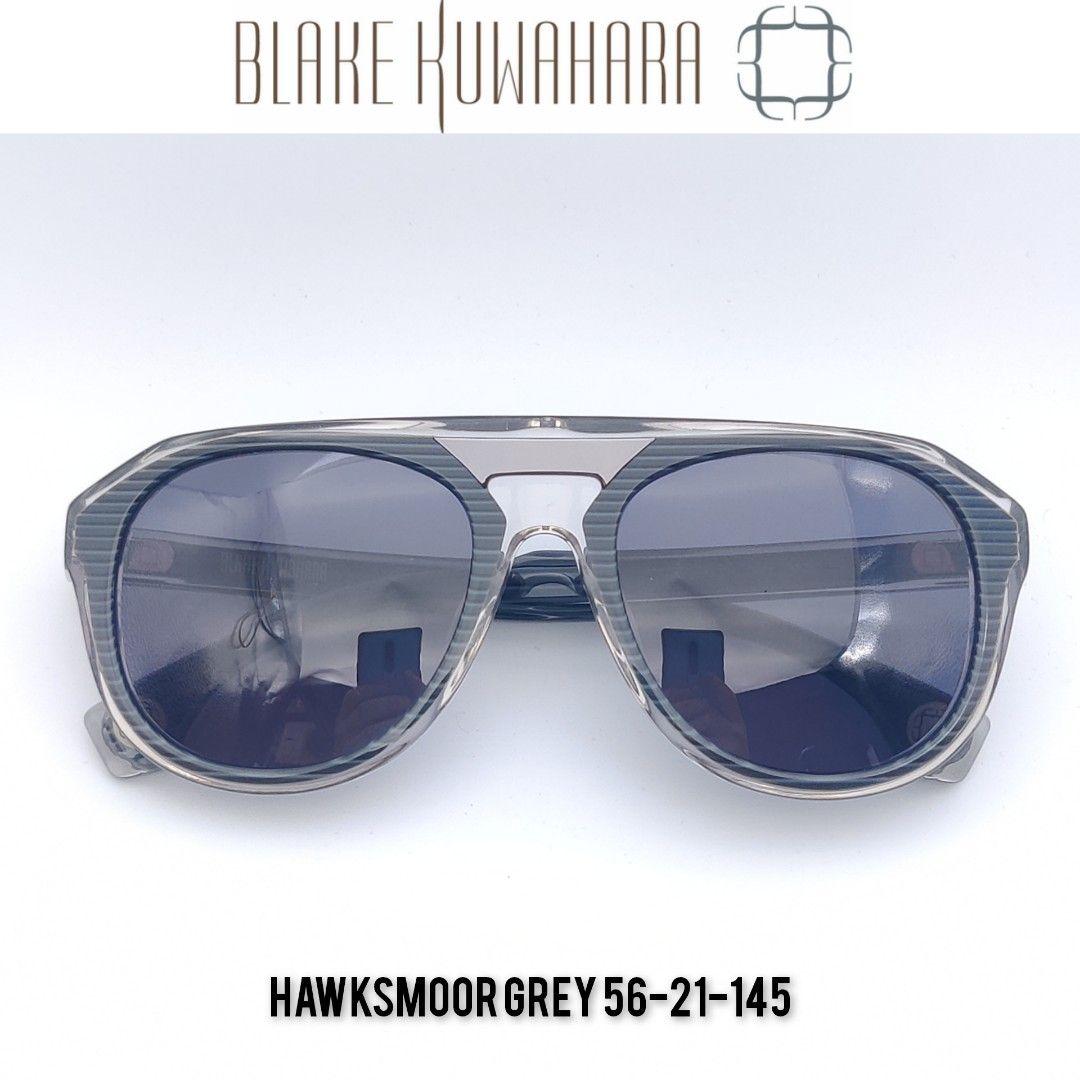Blake kuwahara hawksmoor brown horn aviator sunglasses, Men's Fashion ...