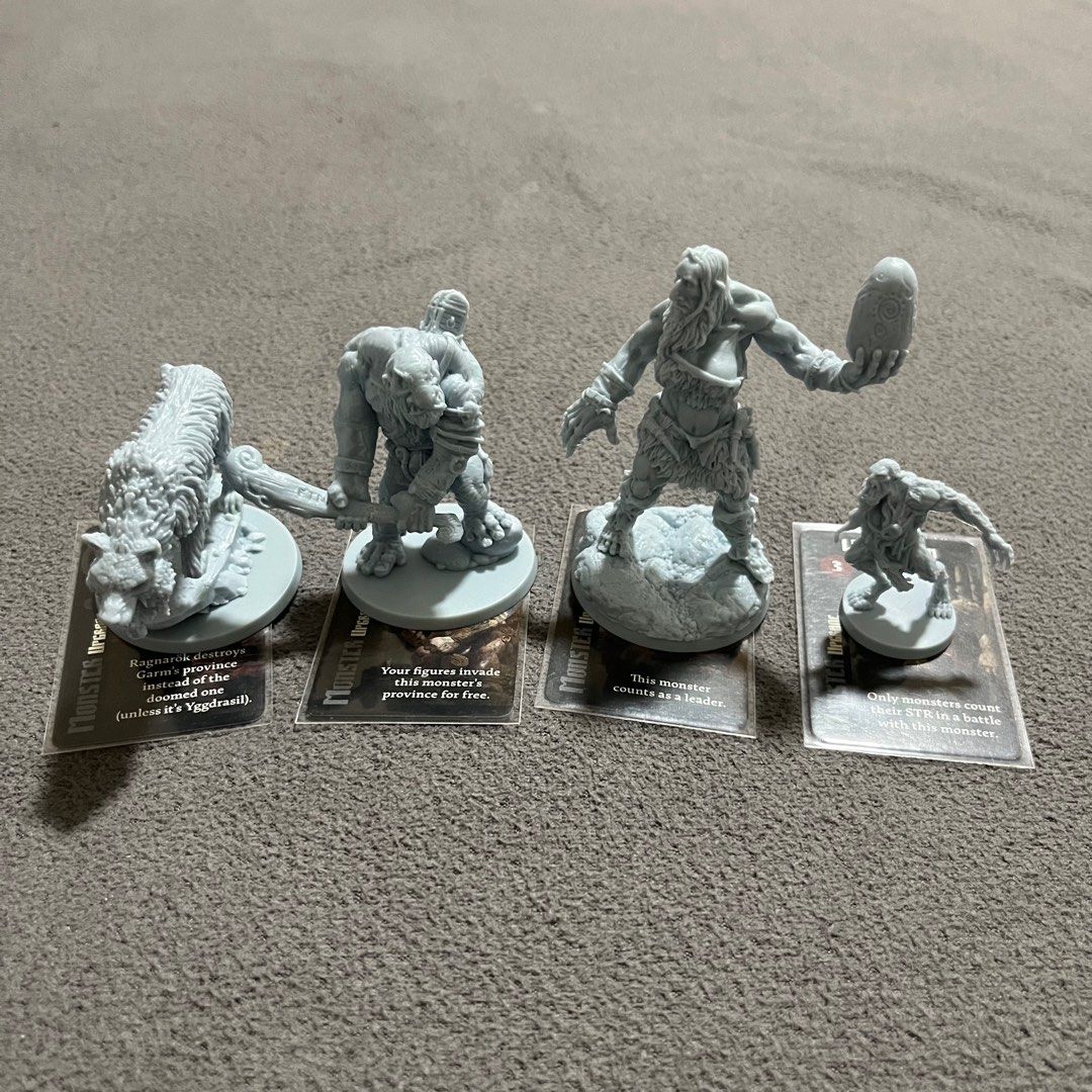 Blood Rage Kickstarter Miniatures, Hobbies & Toys, Toys & Games on ...