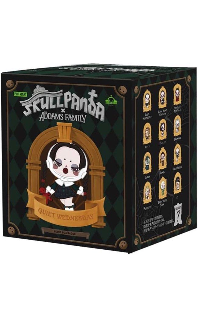 BN POP MART SKULLPANDA x THE ADDAMS FAMILY Series Pin Badges, Hobbies ...