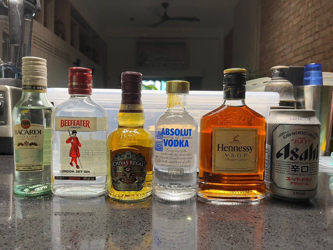 BN smaller bottles of alcohol, Food & Drinks, Alcoholic Beverages on ...