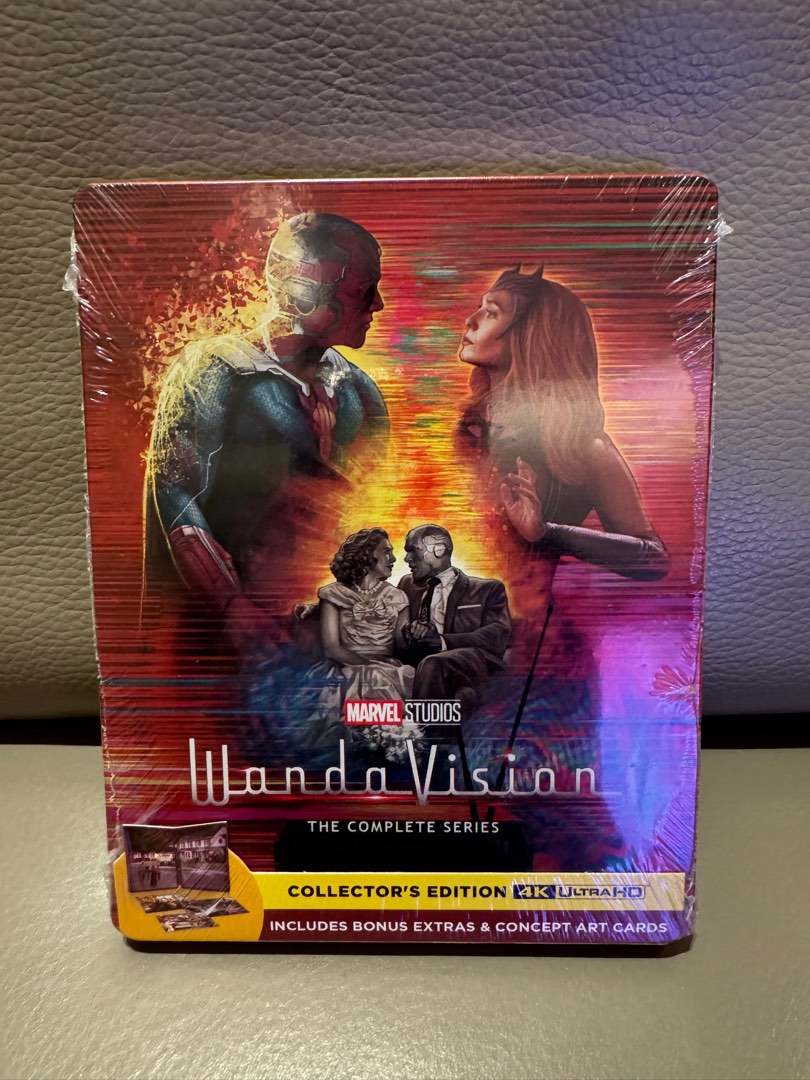 Brand New Sealed Wandavision Complete Season One Collector's Edition 4K UHD Steelbook, Hobbies ...