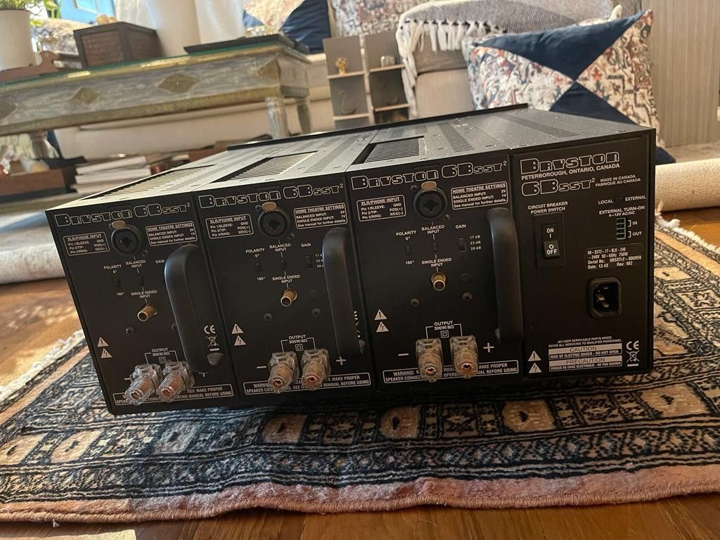 Bryston 6b SST2 3 X 300W power amp, Audio, Soundbars, Speakers ...