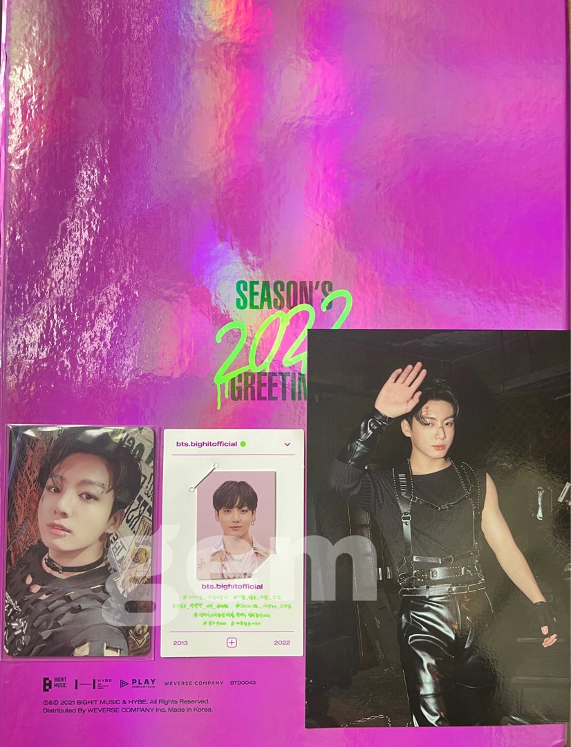 BTS season’s greetings 2022 member set, Hobbies & Toys, Memorabilia ...