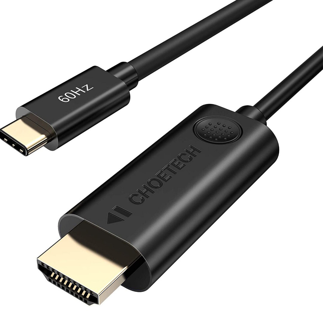 [C33] CHOETECH CH0019 4K@60HZ 1.8m USB C To HDMI Cable, Computers ...