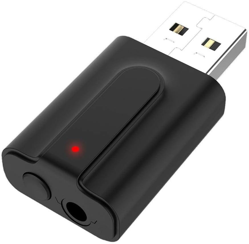 [C36] Bluetooth Audio Adapter T10 USB Wireless Transmitter Receiver 2 ...