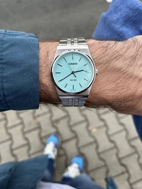 Casio Mtp-B145D TIFFANY, Men's Fashion, Watches & Accessories, Watches ...