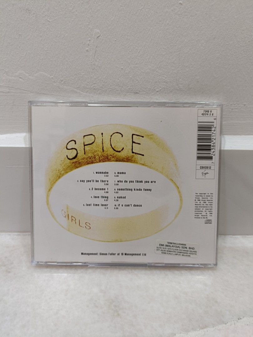 (CD) SPICE GIRLS Spice , Hobbies & Toys, Music & Media, CDs & DVDs on ...