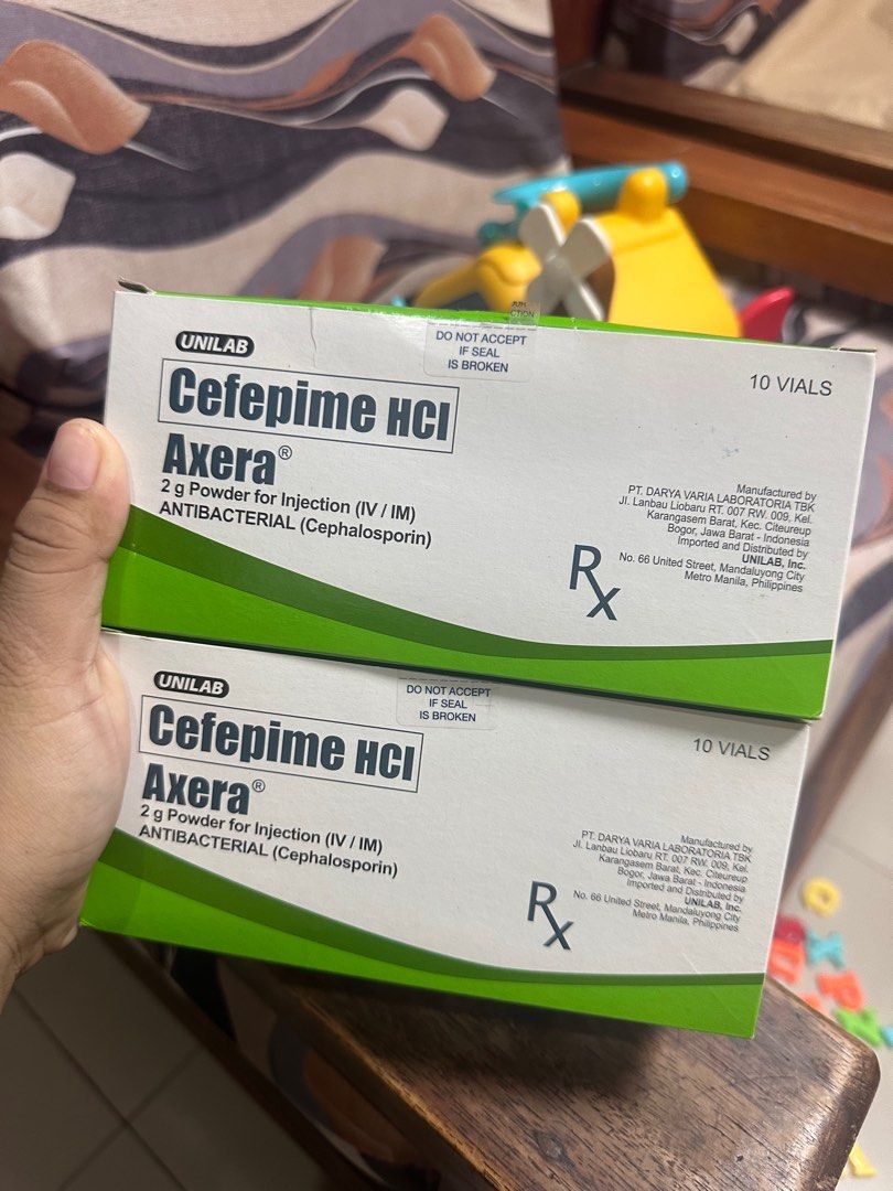 CEFEPIME HCI (AXERA) 2g, Health & Nutrition, Assistive & Rehabilatory Aids, Other Assistive Aids ...