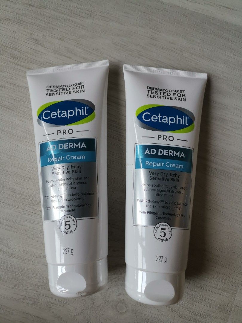 Cetaphil Pro AD Derma Repair Cream 227g Dry Itchy Sensitive Skin Eczema ...