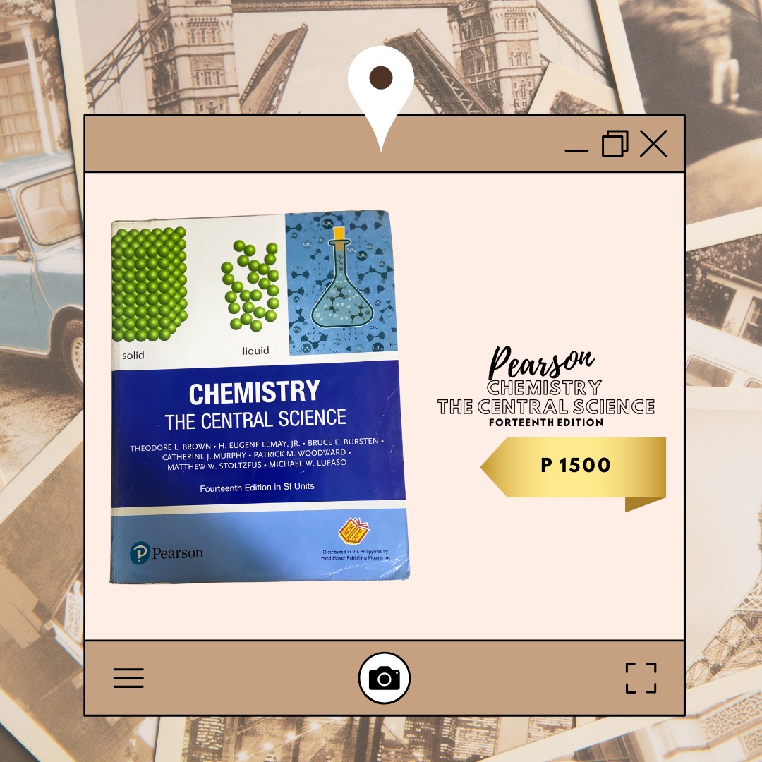 Chemistry The Central Science - Pearson, Hobbies & Toys, Books ...