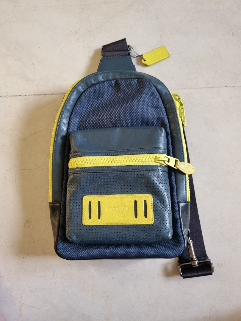 Coach F20469 Terrain Pack Blue And Yellow (Limited Edition), Men's ...