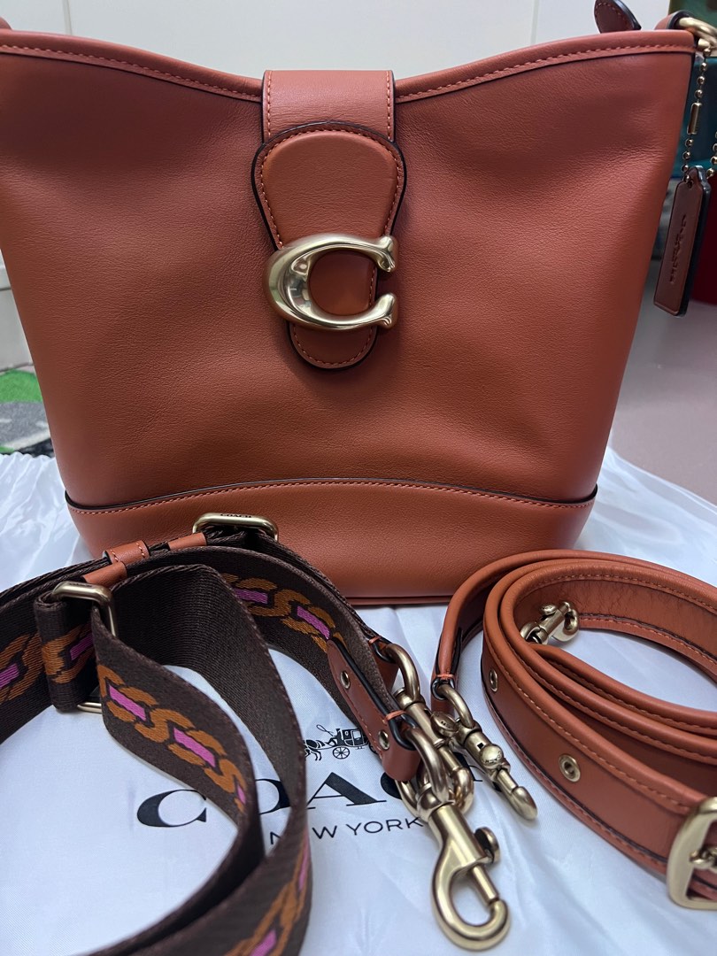 Coach Tali bucket in canyon, Luxury, Bags & Wallets on Carousell