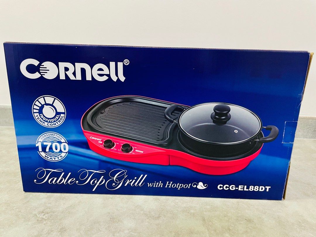 Cornell Table Top Grill with Hotpot, TV & Home Appliances, Kitchen ...