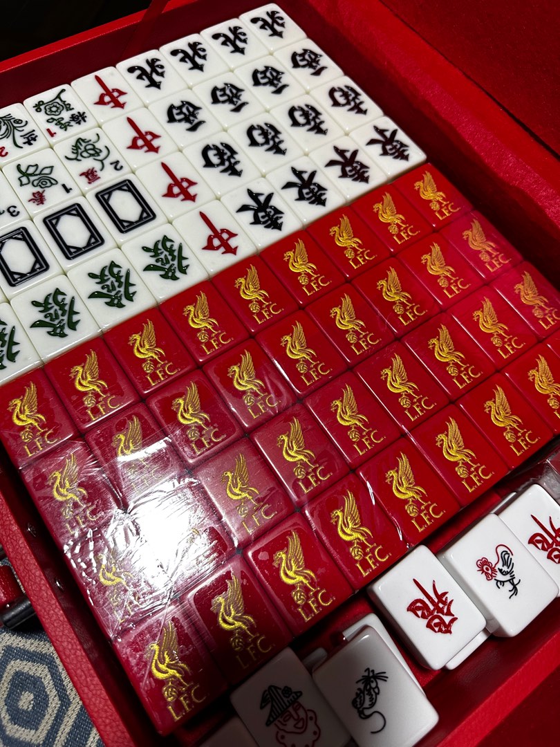 Customised Liverpool FC Mahjong Tiles, Hobbies & Toys, Toys & Games on ...