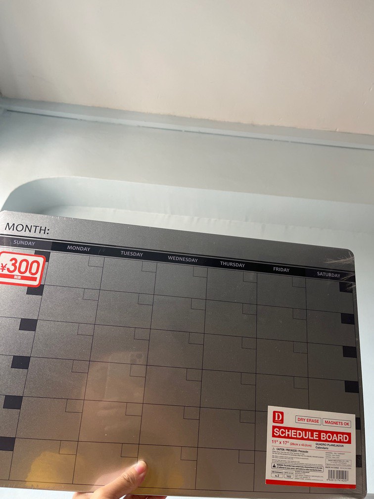 DAISO SCHEDULING BOARD BN, Hobbies & Toys, Stationery & Craft ...