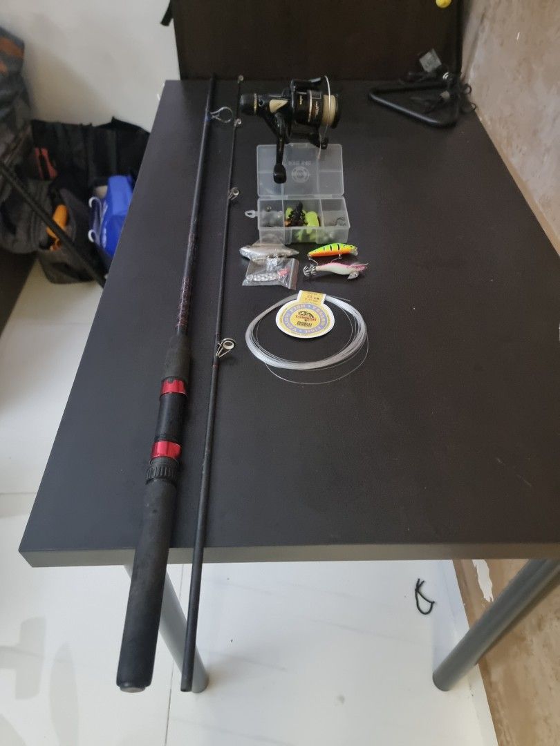 Daiwa Apollo 1613 Fishing Rod & Daiwa Long Cast Reel, Sports Equipment ...