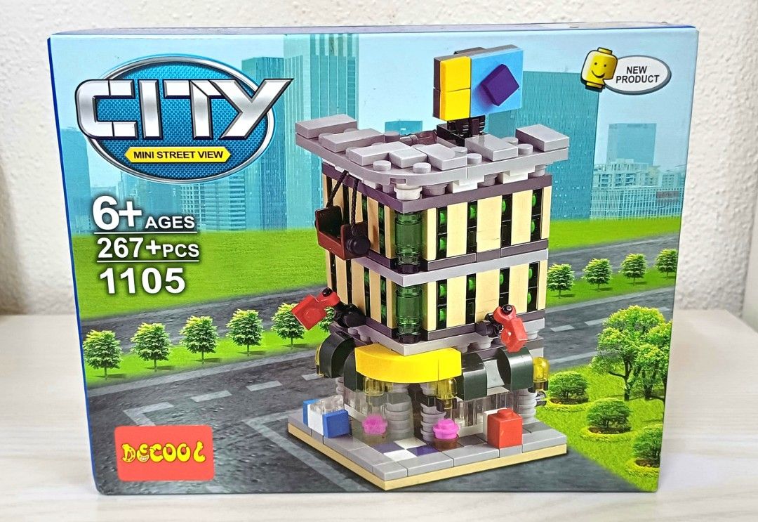 Decool City Bricks Shopping Mall Building Mini Collectibles, Hobbies ...