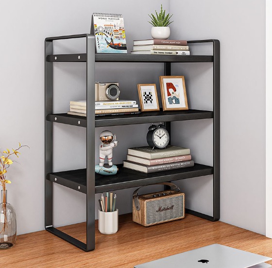 desktop shelf simple multi-layer Book Shelf Office desk shelf organiser ...