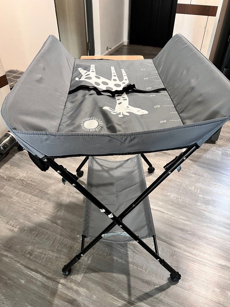 Diaper changing rack (foldable), Babies & Kids, Bathing & Changing ...