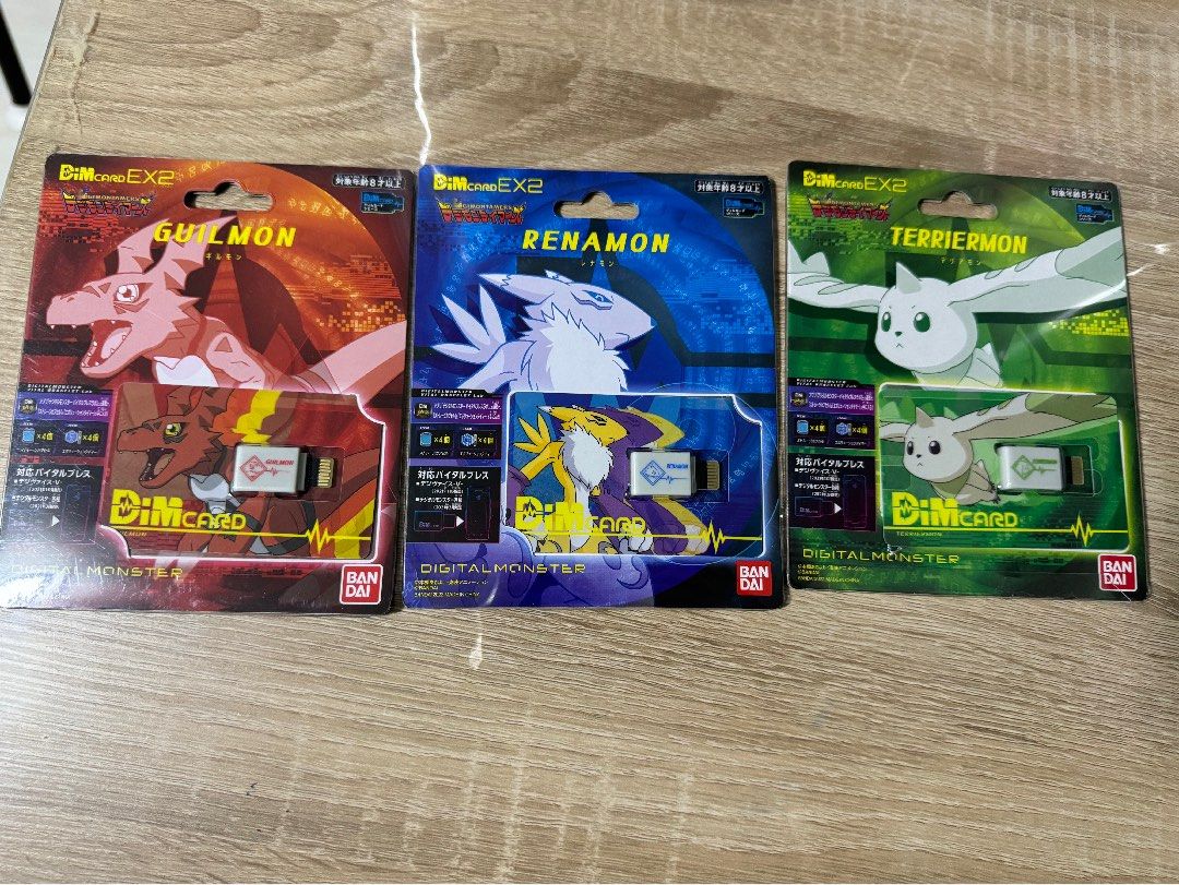 Digimon Tamers EX2 Dim Card Vital Bracelet Guilmon Terriermon Renamon, Hobbies & Toys, Toys ...