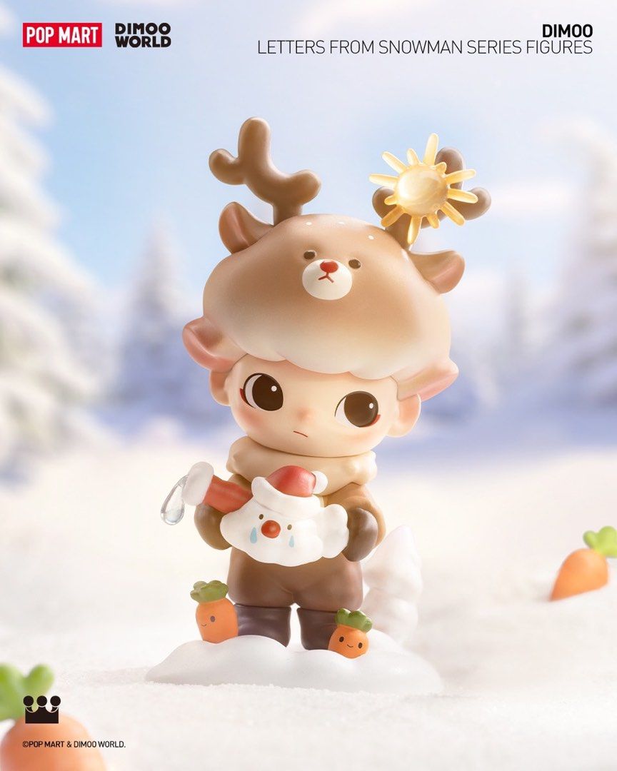 Dimoo Christmas 2023: Letter from Snowman, Hobbies & Toys, Toys & Games ...