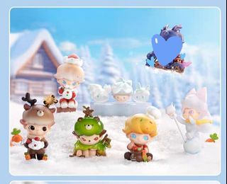 DIMOO LETTERS FROM SNOWMAN SERIES CHRISTMAS EDITION POPMART / FULL SET ...
