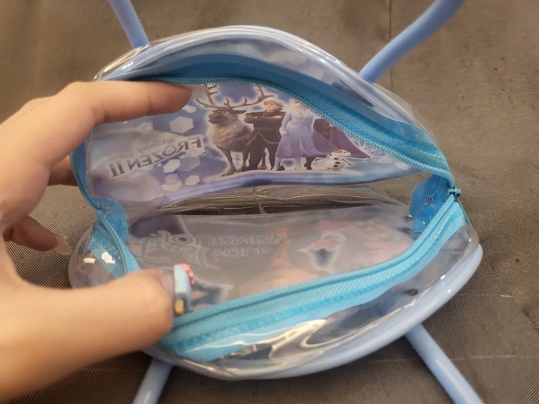 Disney Frozen Transparent Pouch Bag, Women's Fashion, Bags & Wallets ...