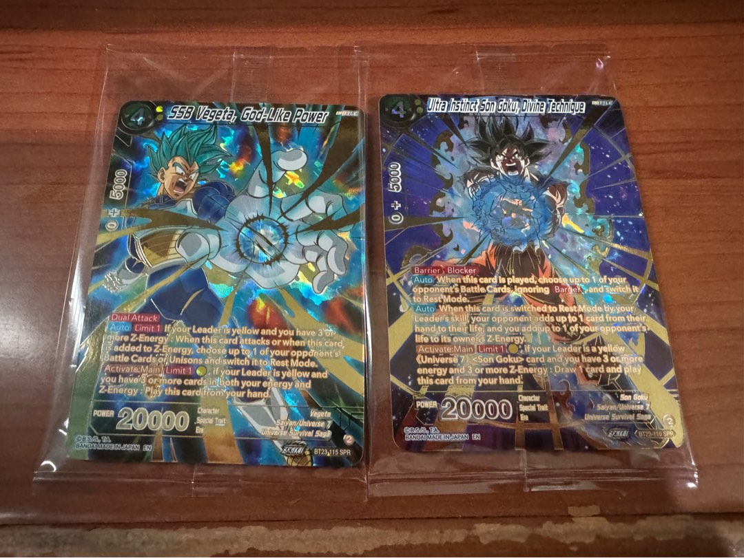 Dragonball b23 card SPR, Hobbies & Toys, Toys & Games on Carousell
