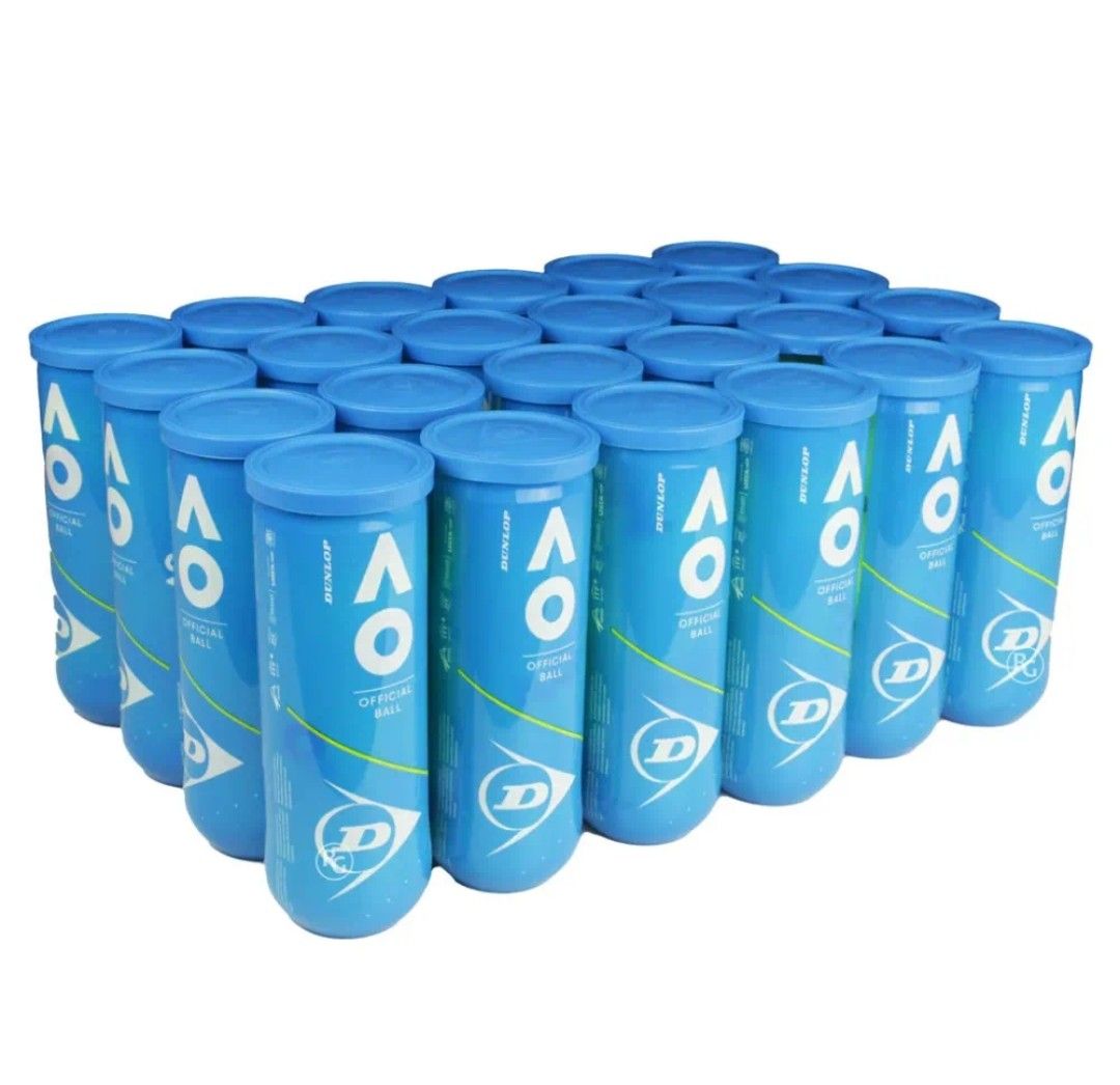Dunlop AO balls carton, Sports Equipment, Sports & Games, Racket & Ball ...