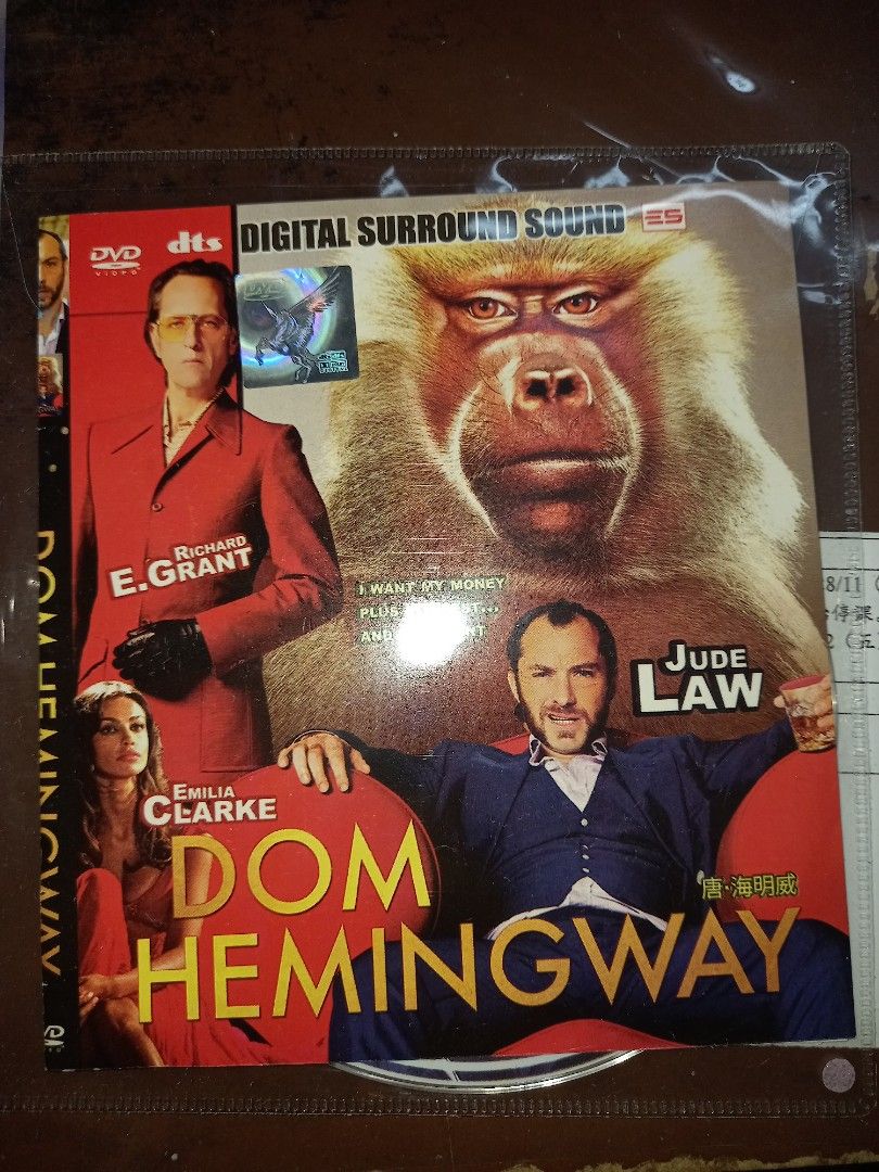 DVD Dom Hemingway, Hobbies & Toys, Music & Media, CDs & DVDs on Carousell