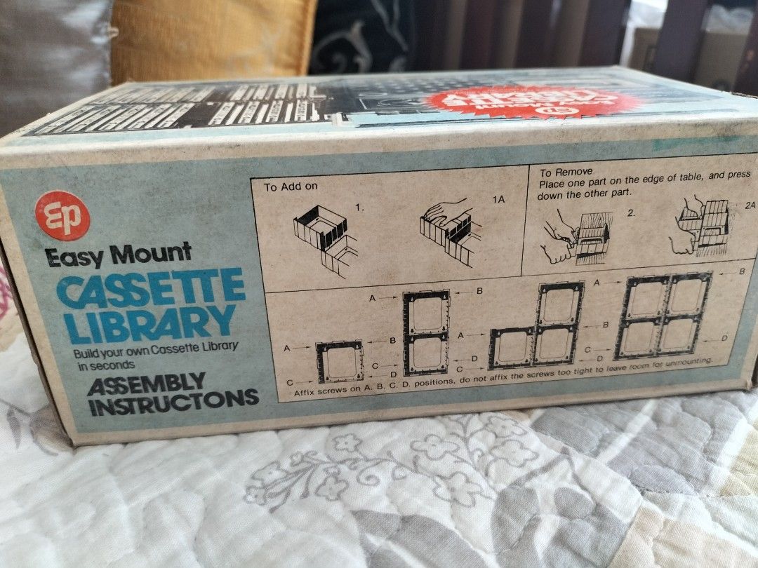 EP easy mount cassette library, Hobbies & Toys, Memorabilia ...