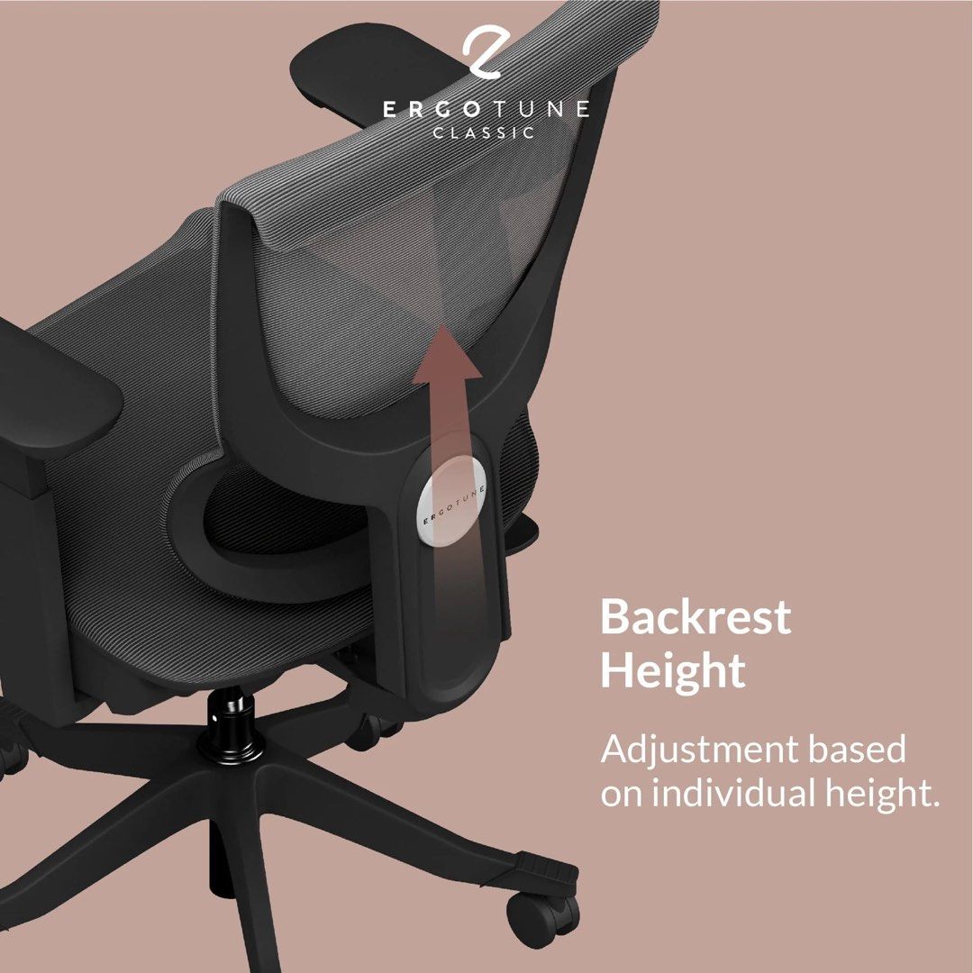ErgoTune Classic Ergonomic Chair [Brand New], Furniture & Home Living ...
