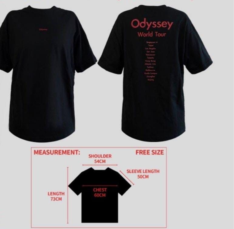 Eric chou odyssey merch, Hobbies & Toys, Memorabilia & Collectibles ...