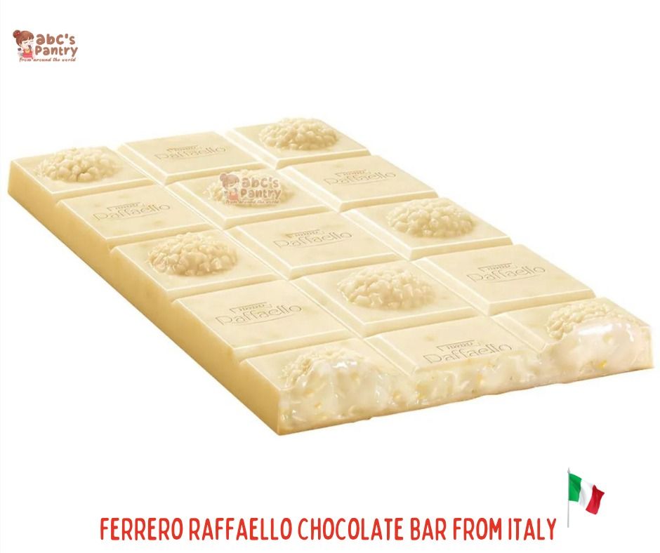 FERRERO ITALY | Raffaello Chocolate Bar | 90g, Food & Drinks, Other ...